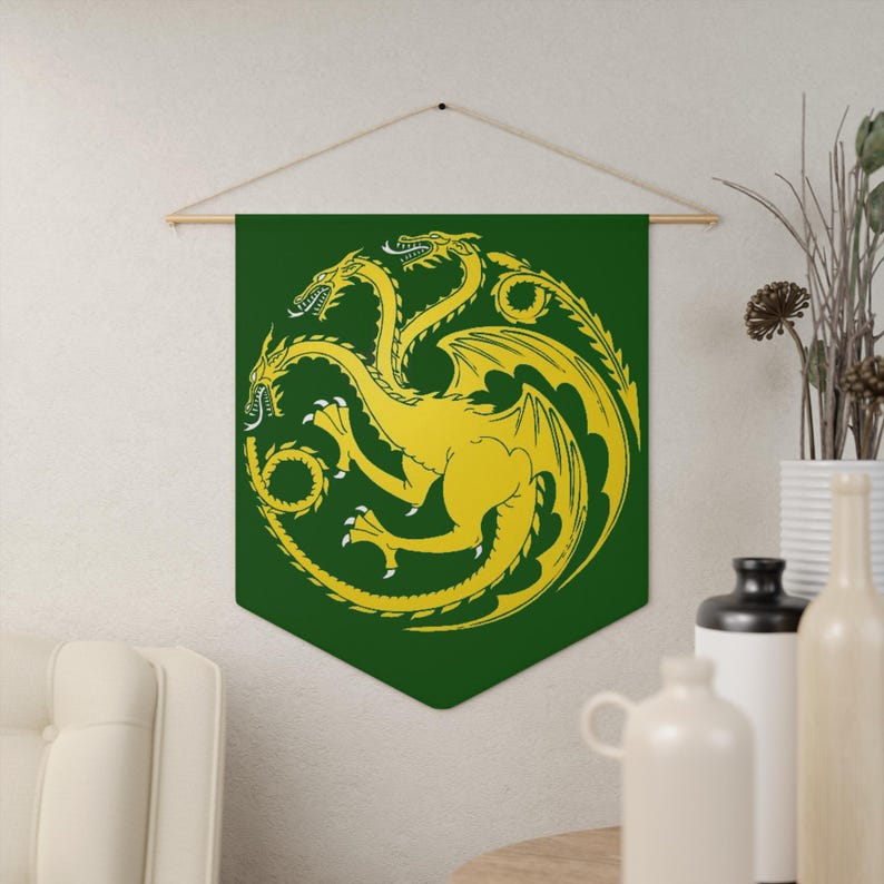 Green Targaryen Pennant - Etsy