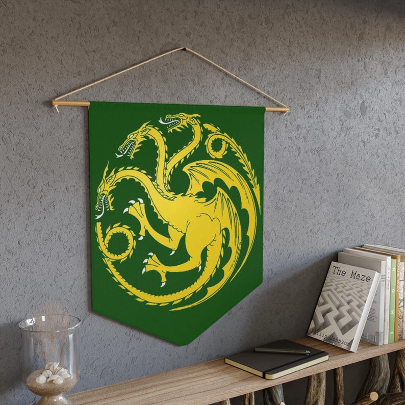 Green Targaryen Pennant - Etsy