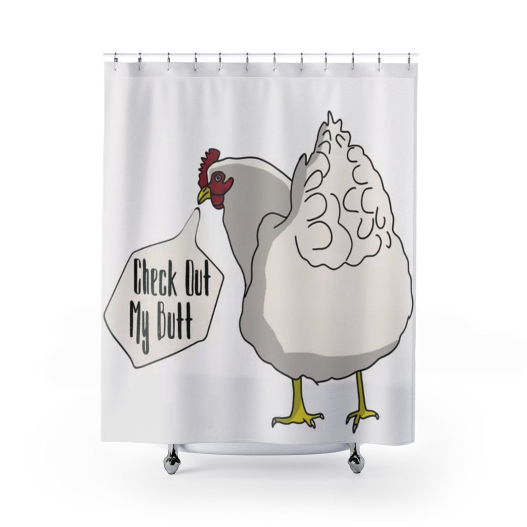 Chicken Shower Curtains - Etsy