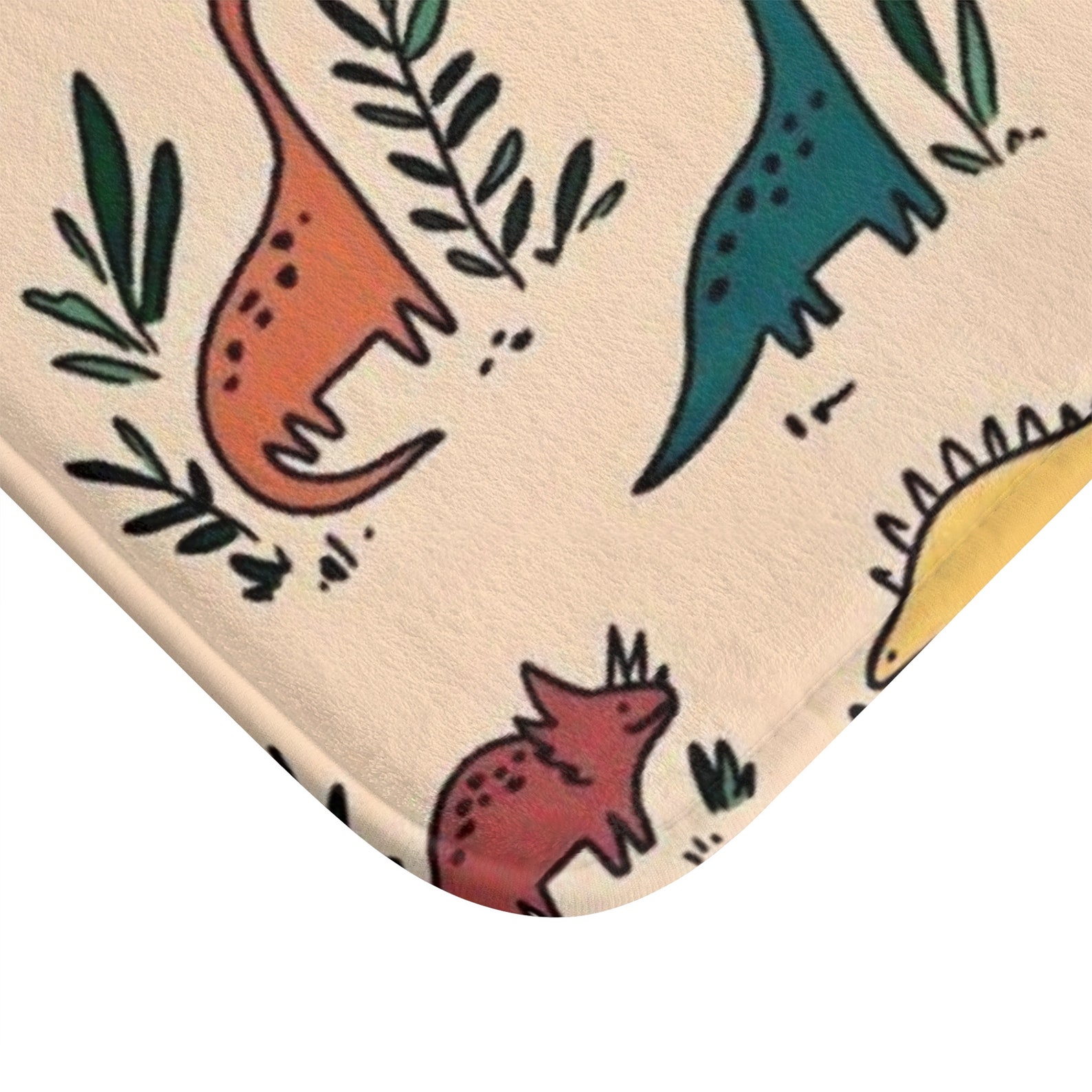 Dinosaur Bath Mat - Etsy