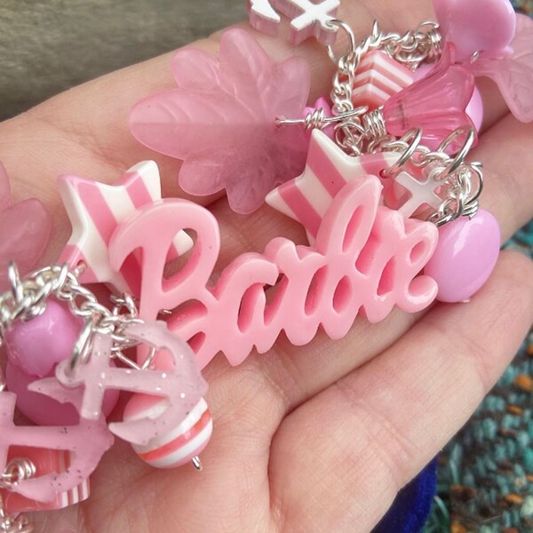 Barbie Charm Bracelet - Etsy