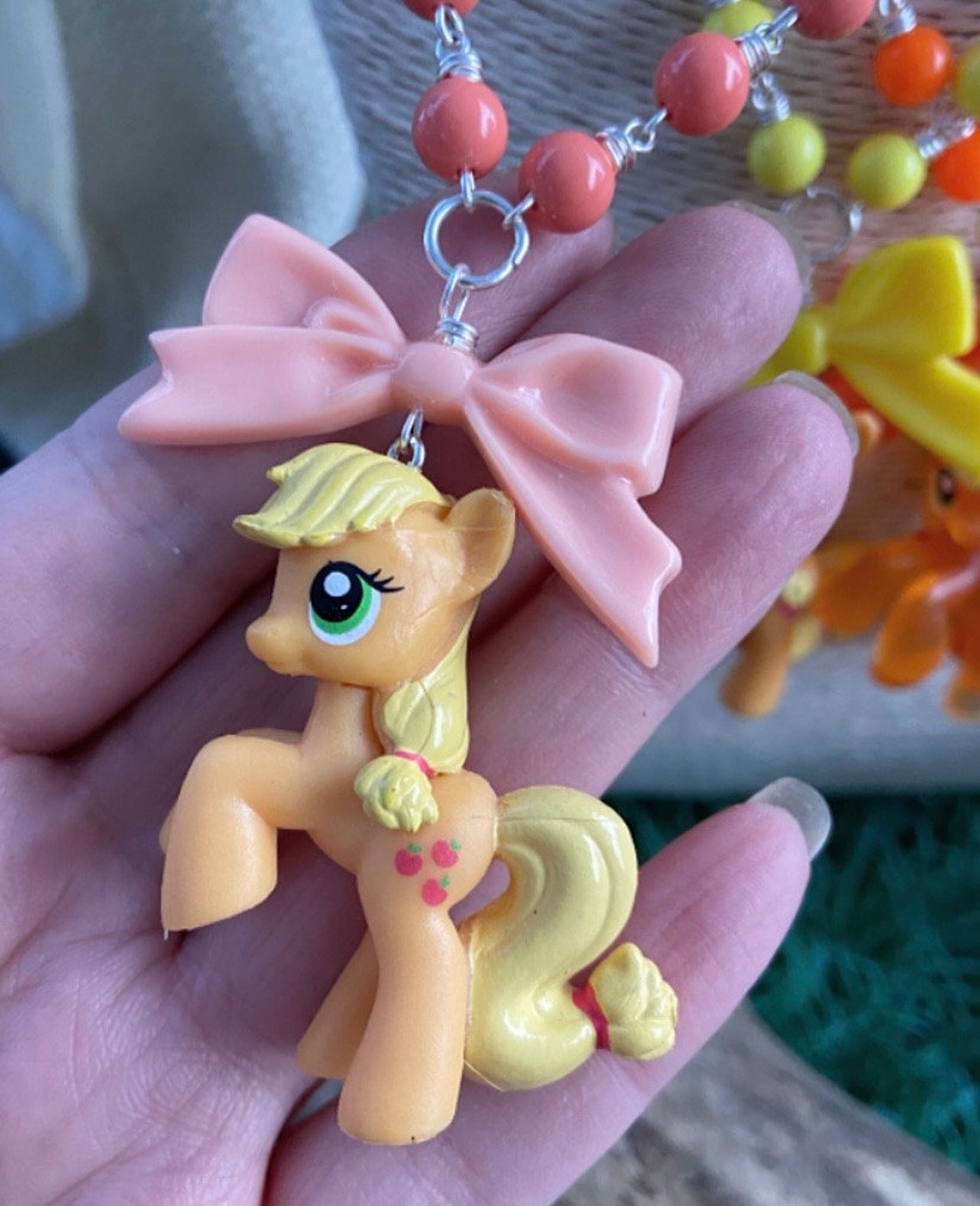 FHS applejack or APPLEJACK My Little Pony Necklace G4 - Etsy