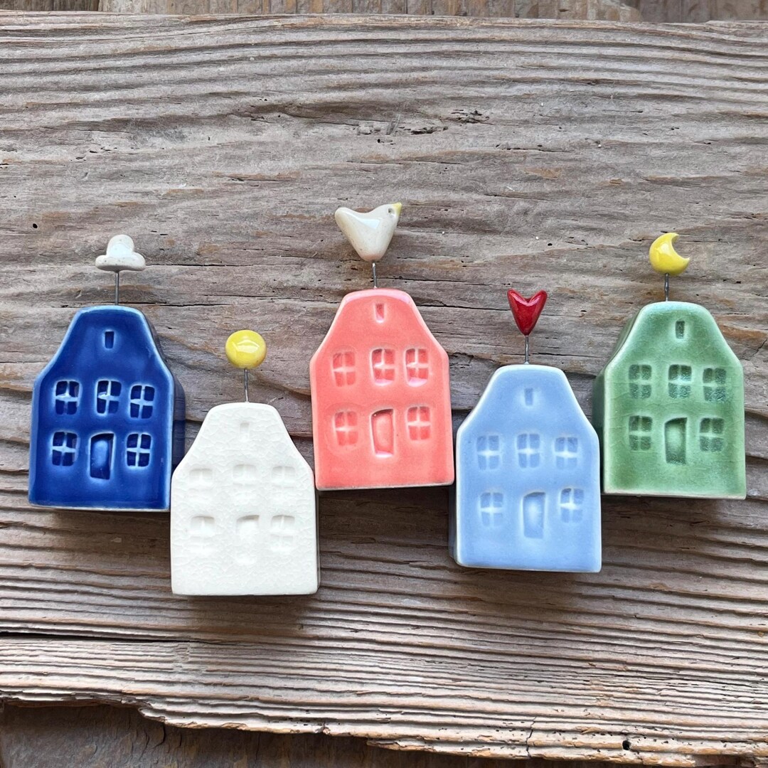 Customizable Ceramic Miniature House - Style B - Free Shipping - 1-2 ...