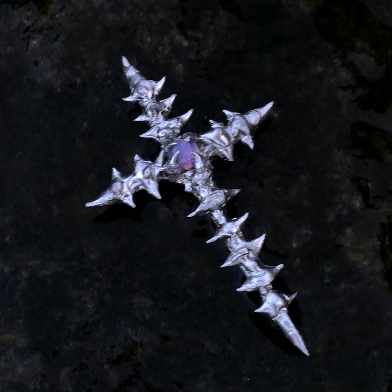 Y2k Cross Necklace - Etsy