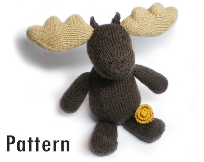 PDF Pattern Marigold the Moose Knitting - Etsy