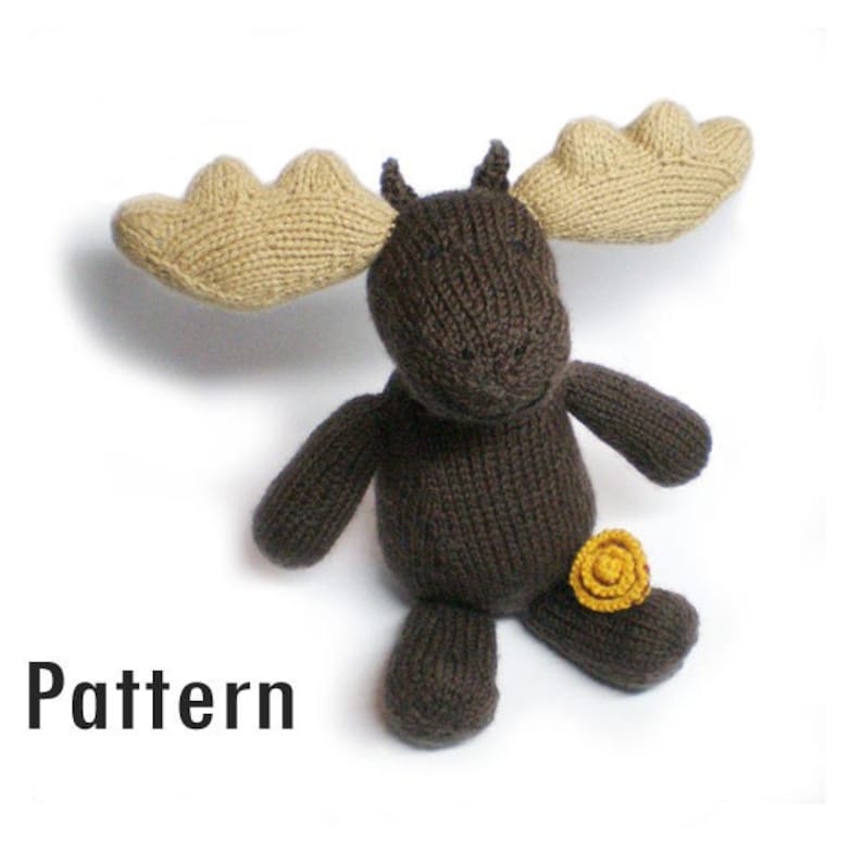 PDF Pattern - Marigold the Moose - Knitting - Etsy