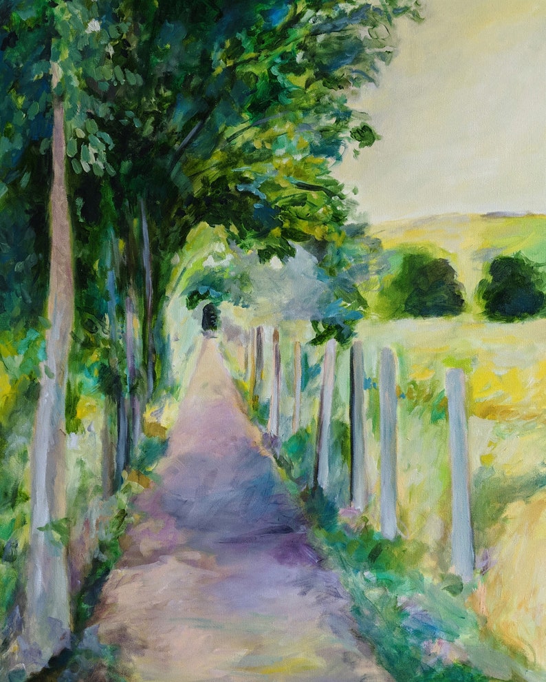 Path Painting Digital Download of Original Oil Painting - Etsy