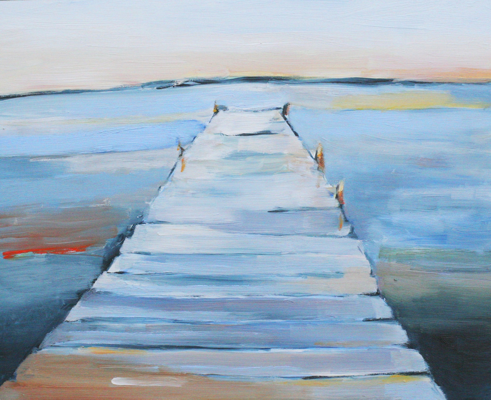 Wet Dock Archival Print of Original Oil Painting Multiple Sizes - Etsy