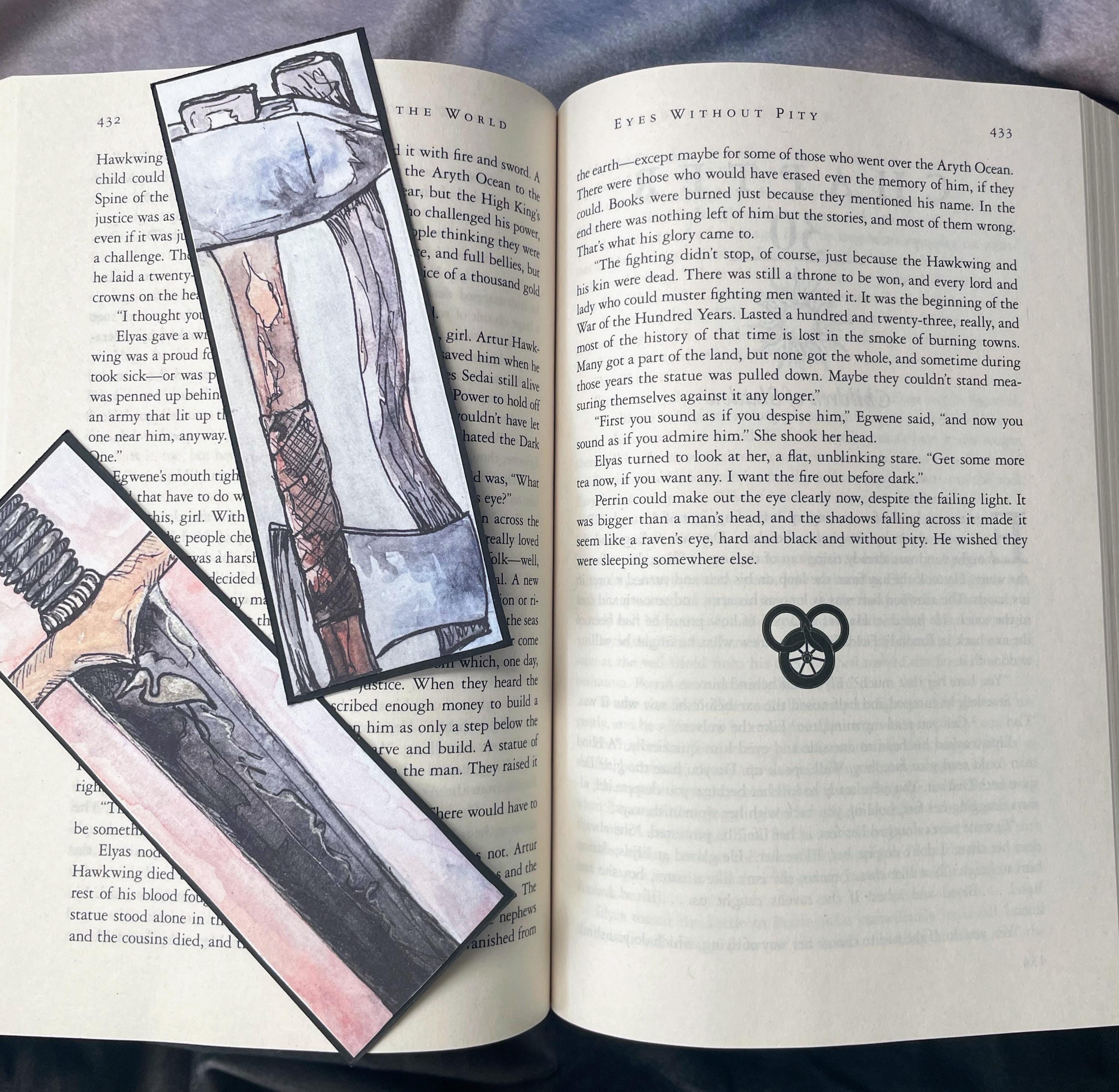 Digital File Printable Bookmarks | Wheel of Time Inspired Fantasy ...