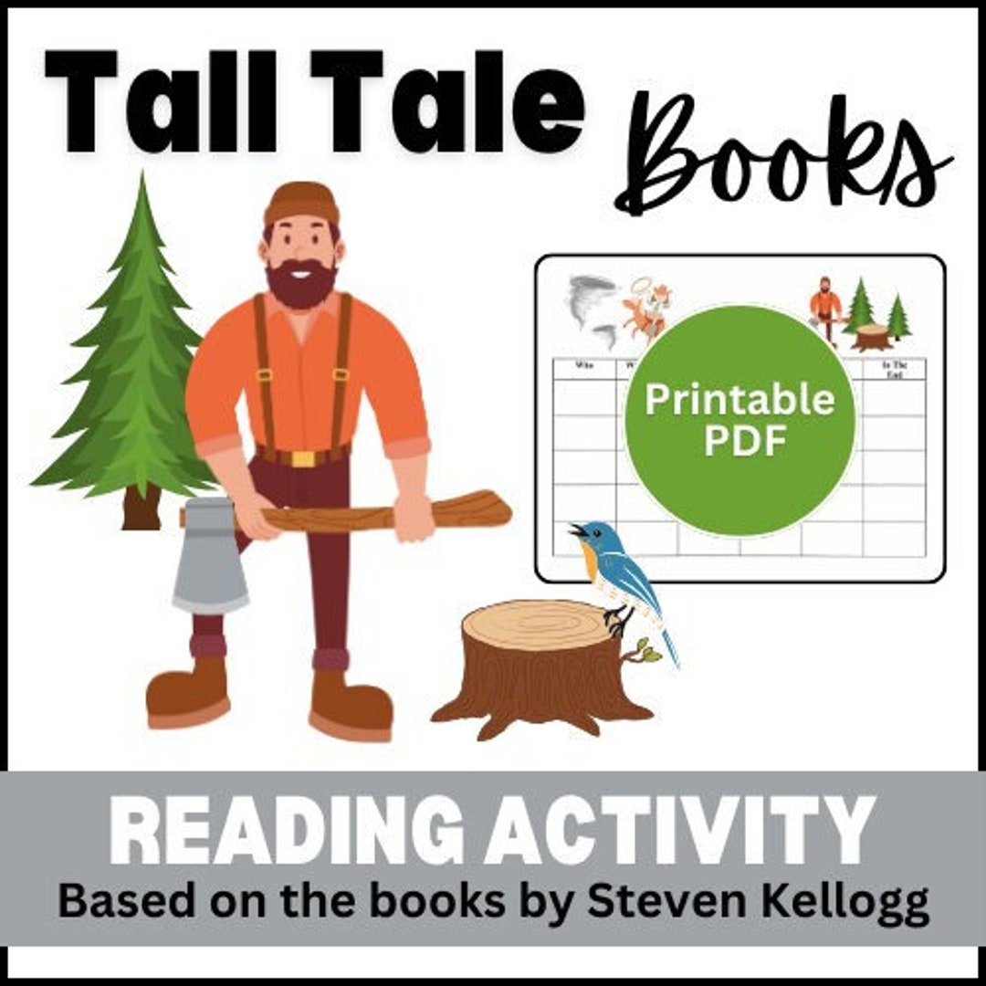 Tall Tale Books by Steven Kellogg: Book Companion - Etsy
