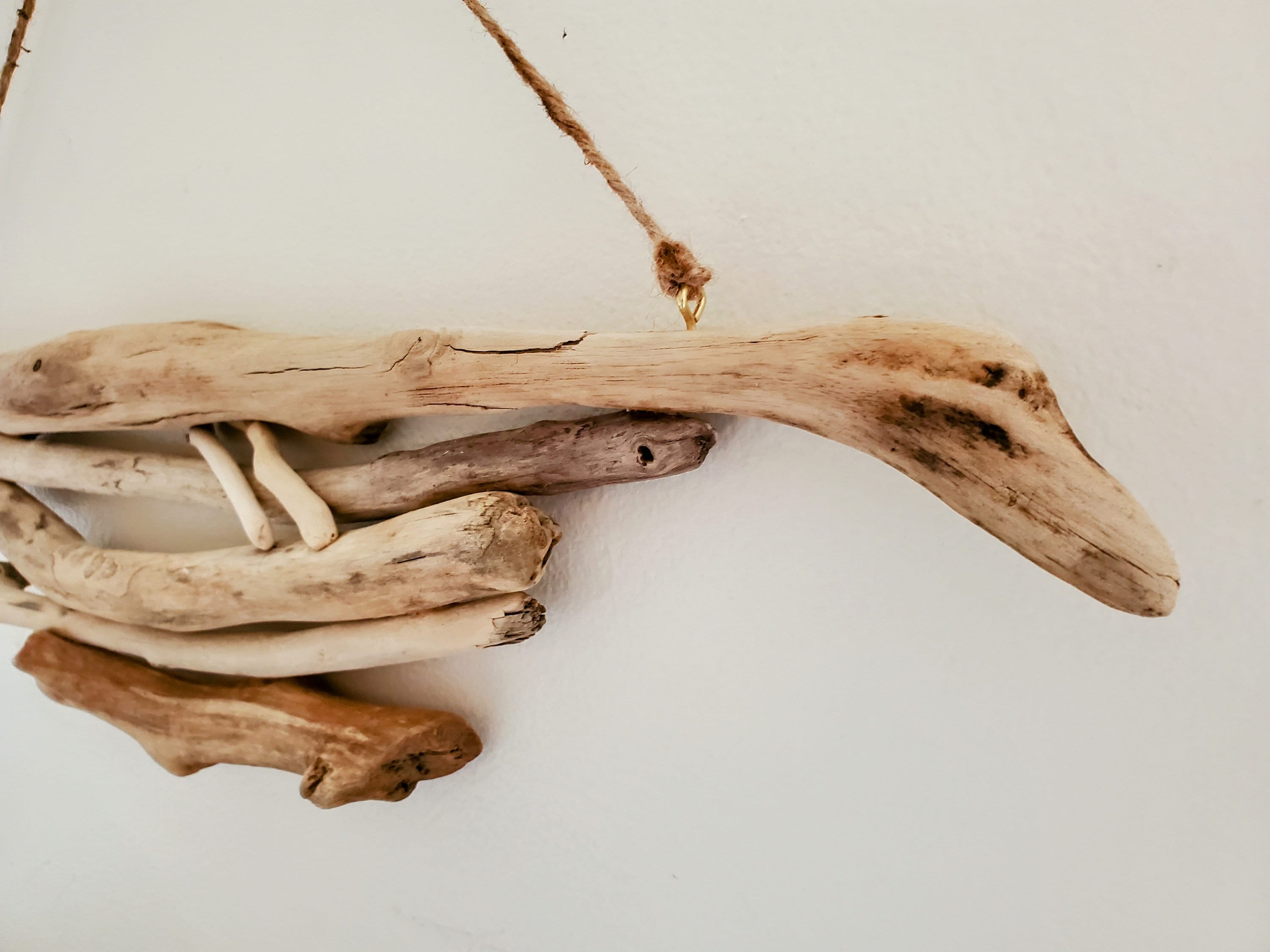 Driftwood Wall Art, Drift Wood Wall Hanging, Coastal Accent, Sea Decor ...