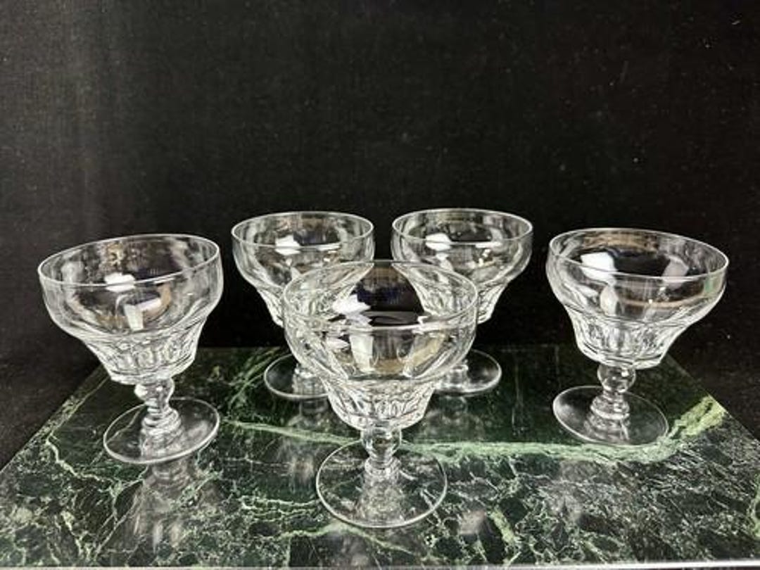 Set of Five Stuart Dorset Crystal Cordial Sherry Liqueur Glasses 4 In ...