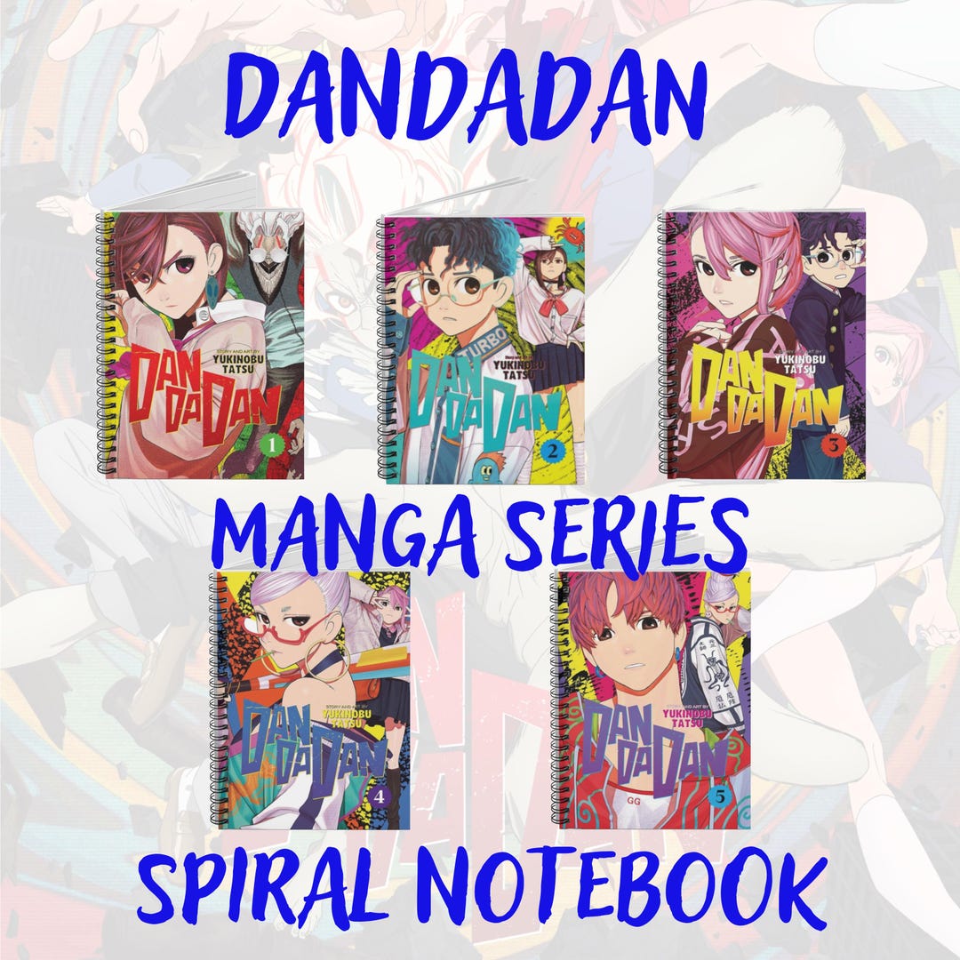 Dandadan Spiral Notebook for Anime Fans Perfect for Sketching and Notes ...