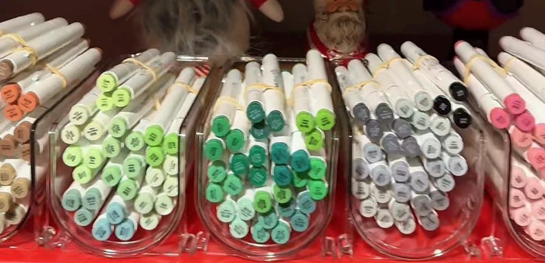 Ohuhu Cool Purple Brush Markers - Honolulu B, Pick Your Color - Etsy