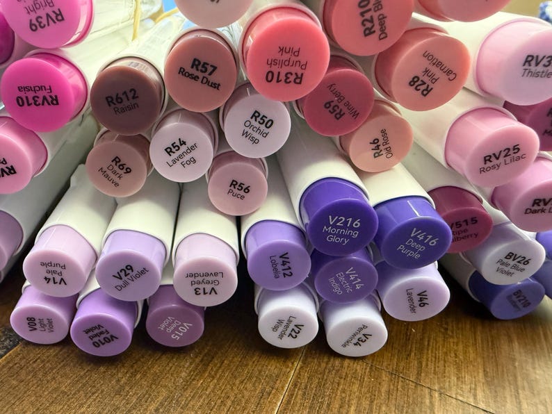 30 Ohuhu Alcohol Brush Markers - 30 Piece Honolulu B Mystery Pack - Etsy