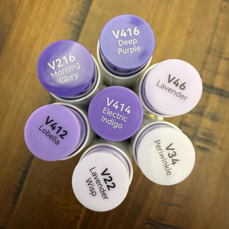 Ohuhu Purple Brush Markers - Honolulu B Series, Pick Your Color - Etsy