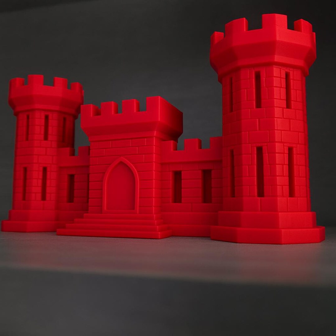 3D Printed U.S. Army Engineer Castle: Veteran Gift, Military Desk Decor ...