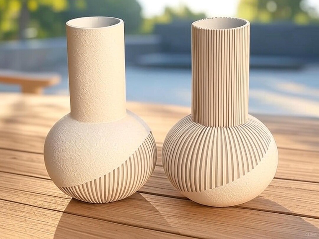 Tama Vase: 3D Printed Modern PLA Vase - Etsy