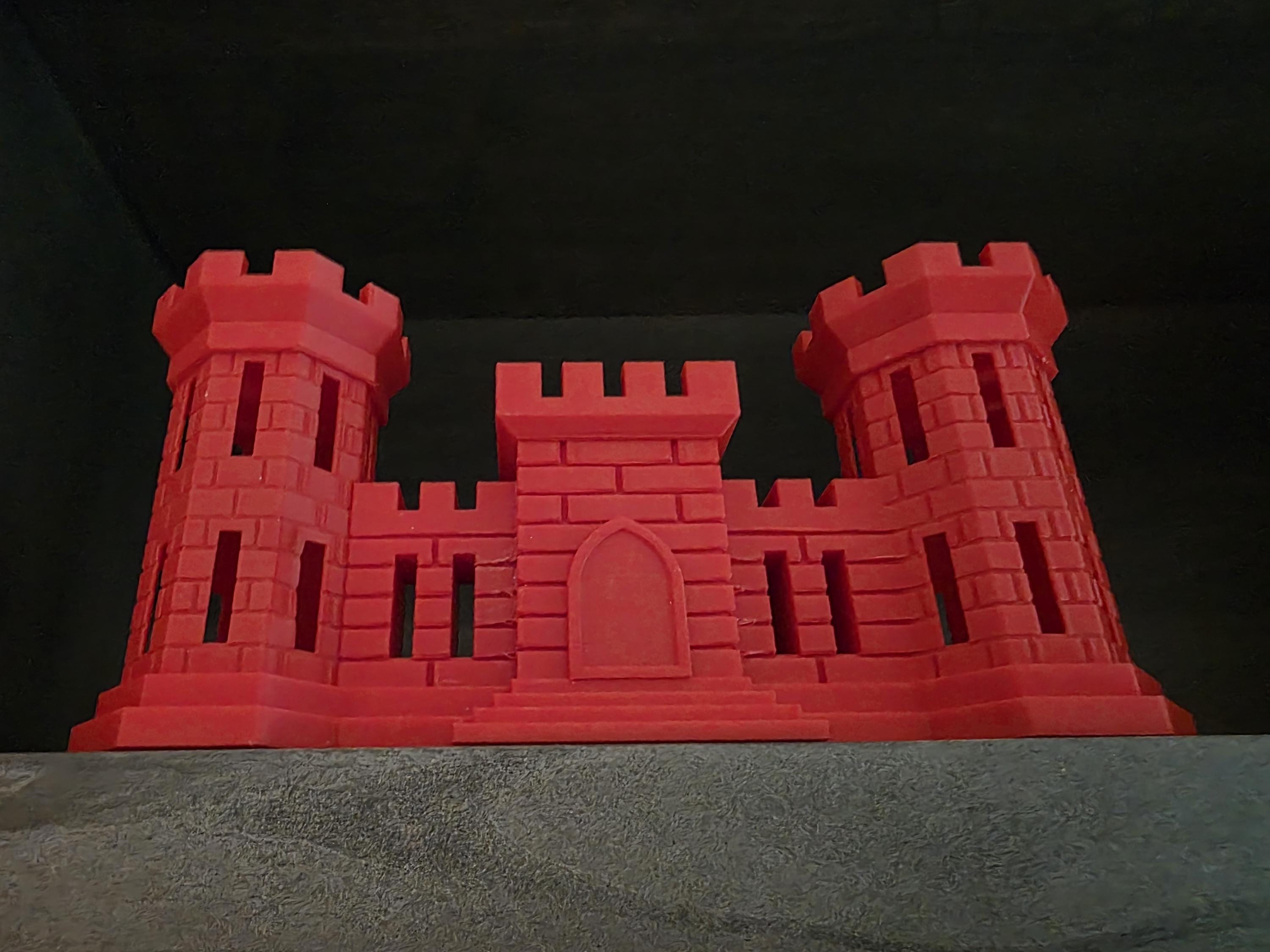 3D Printed U.S. Army Engineer Castle: Veteran Gift, Military Desk Decor ...