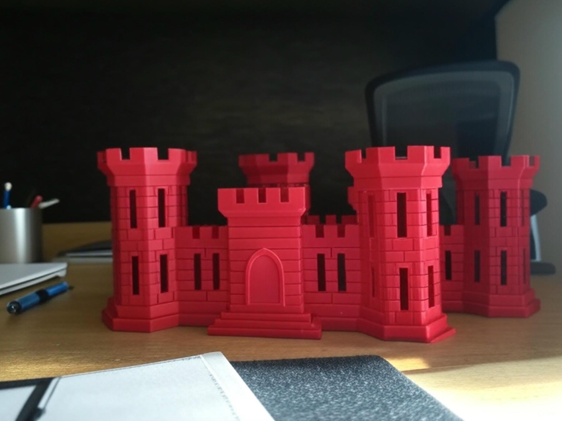 3D Printed U.S. Army Engineer Castle: Veteran Gift, Military Desk Decor ...
