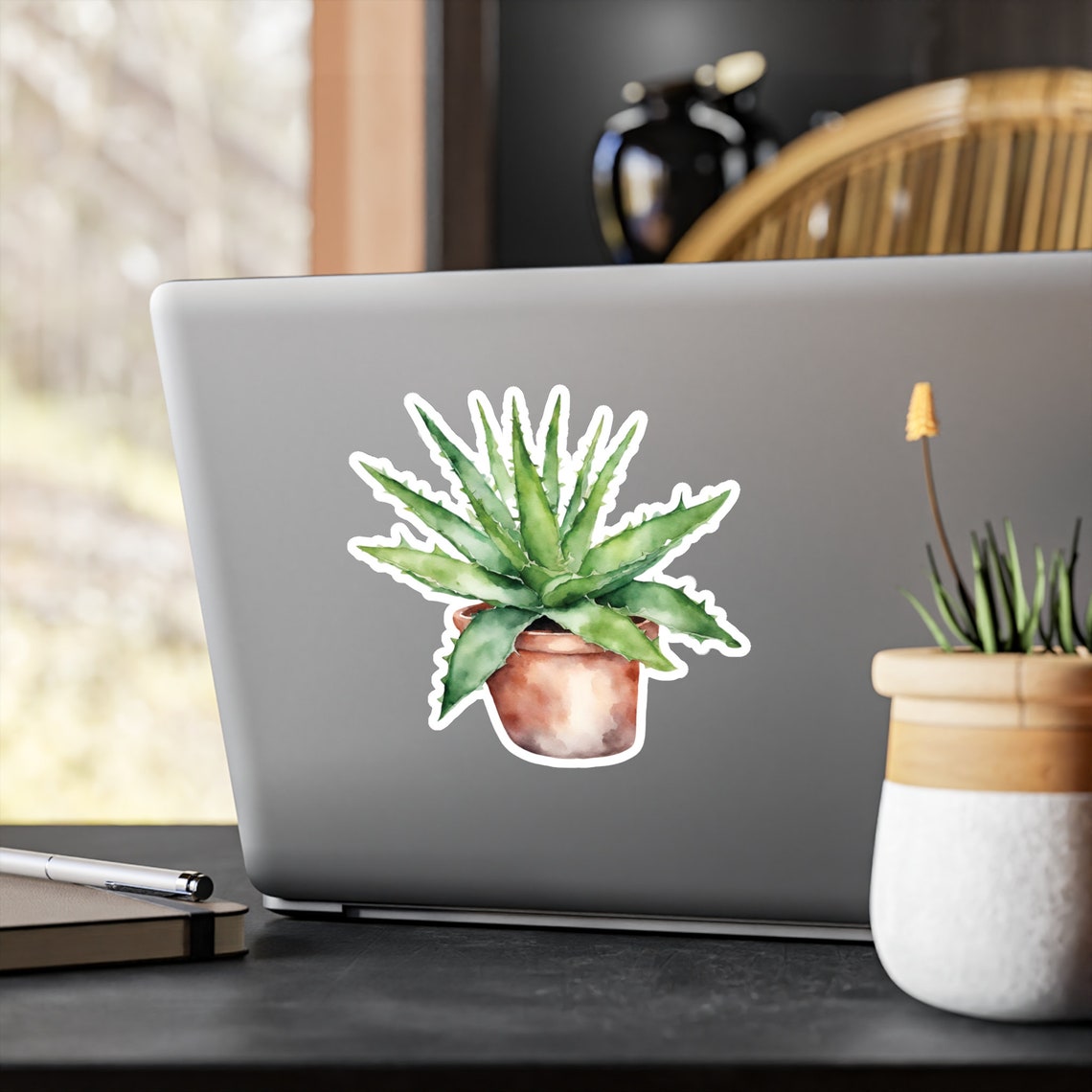 Aloe Vinyl Sticker, Plant Label, Waterproof Sticker, Car Stickers ...