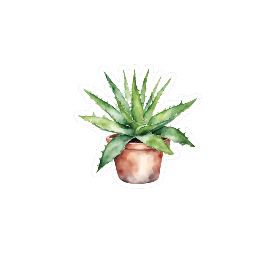 Aloe Vinyl Sticker, Plant Label, Waterproof Sticker, Car Stickers ...