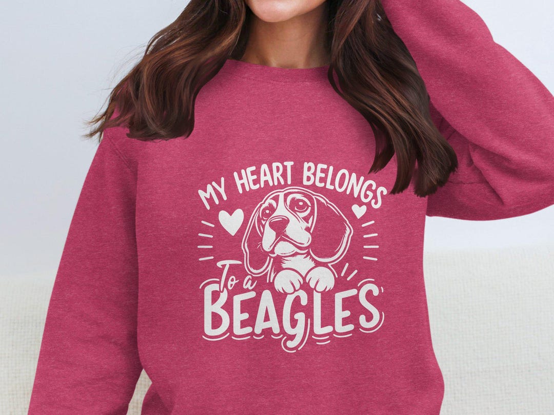 Beagle Lover Sweatshirt: Heartfelt Dog Owner Gift - Etsy