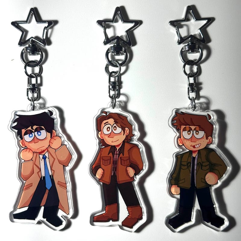 Sam & Dean Keychain - Etsy