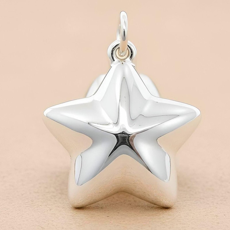 3d Puffy Star Pendant - Etsy