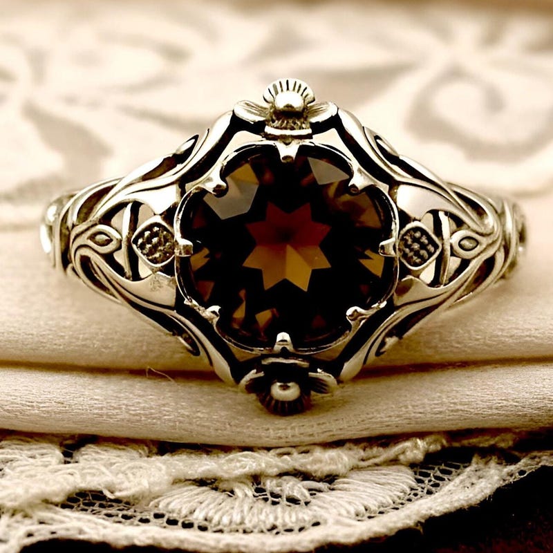 Thistle Ring - Etsy