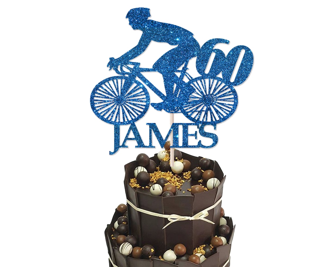 Cyclist Cake Topper Custom Cyclist Cake Topper Birthday - Etsy UK