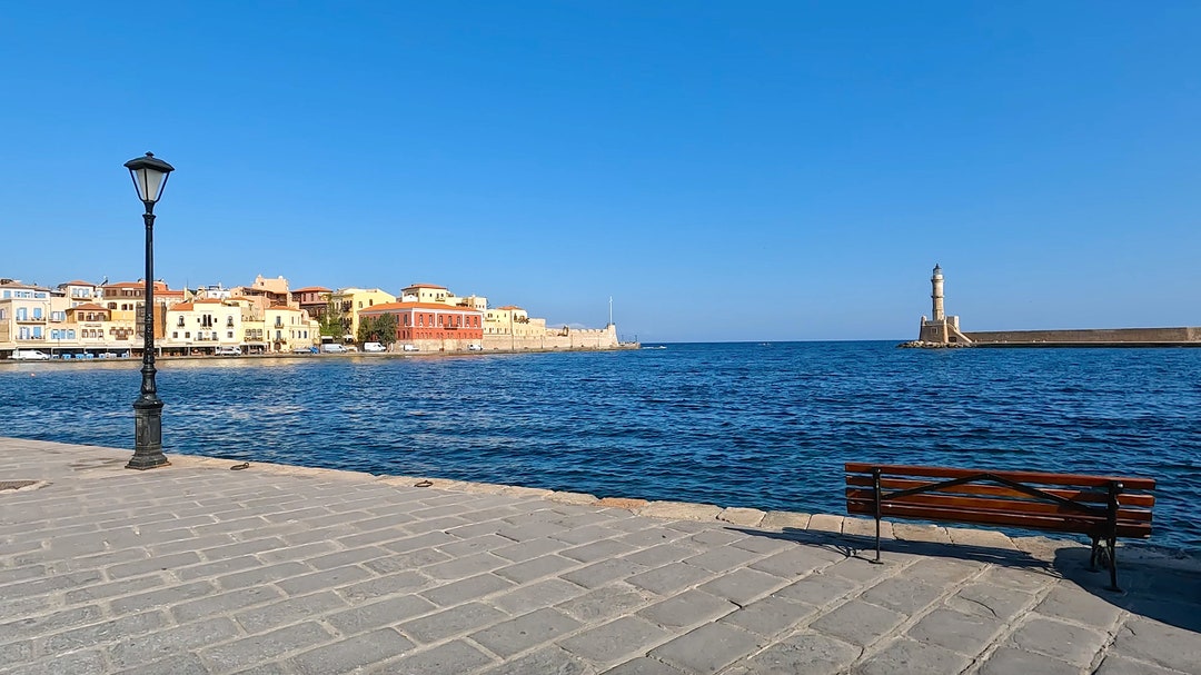Famous Egyptian Lighthouse Crete Island Greece Archeological Site Naval ...