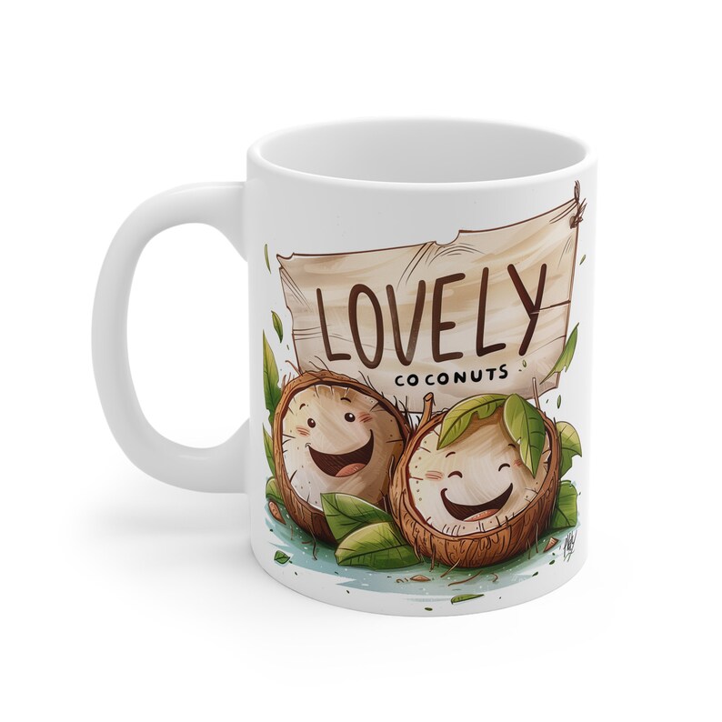 Cheeky Rude Gift Lovely Coconuts Novelty Mug Positivity Love Kindness ...