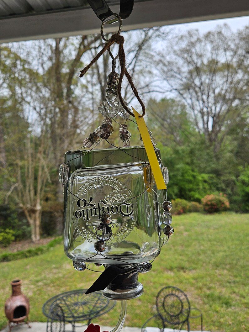 Repurposed Bottle Hummingbird Feeder - Etsy