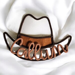 Personalized Cowboy Hat | Cowboy Nursery Room - Etsy