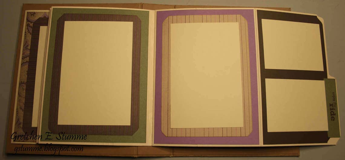 Triple Tab Album Tutorial - Etsy