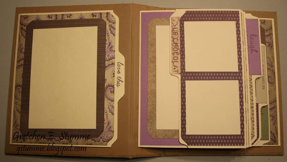 Triple Tab Album Tutorial - Etsy