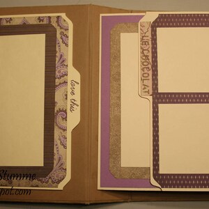 Triple Tab Album Tutorial - Etsy