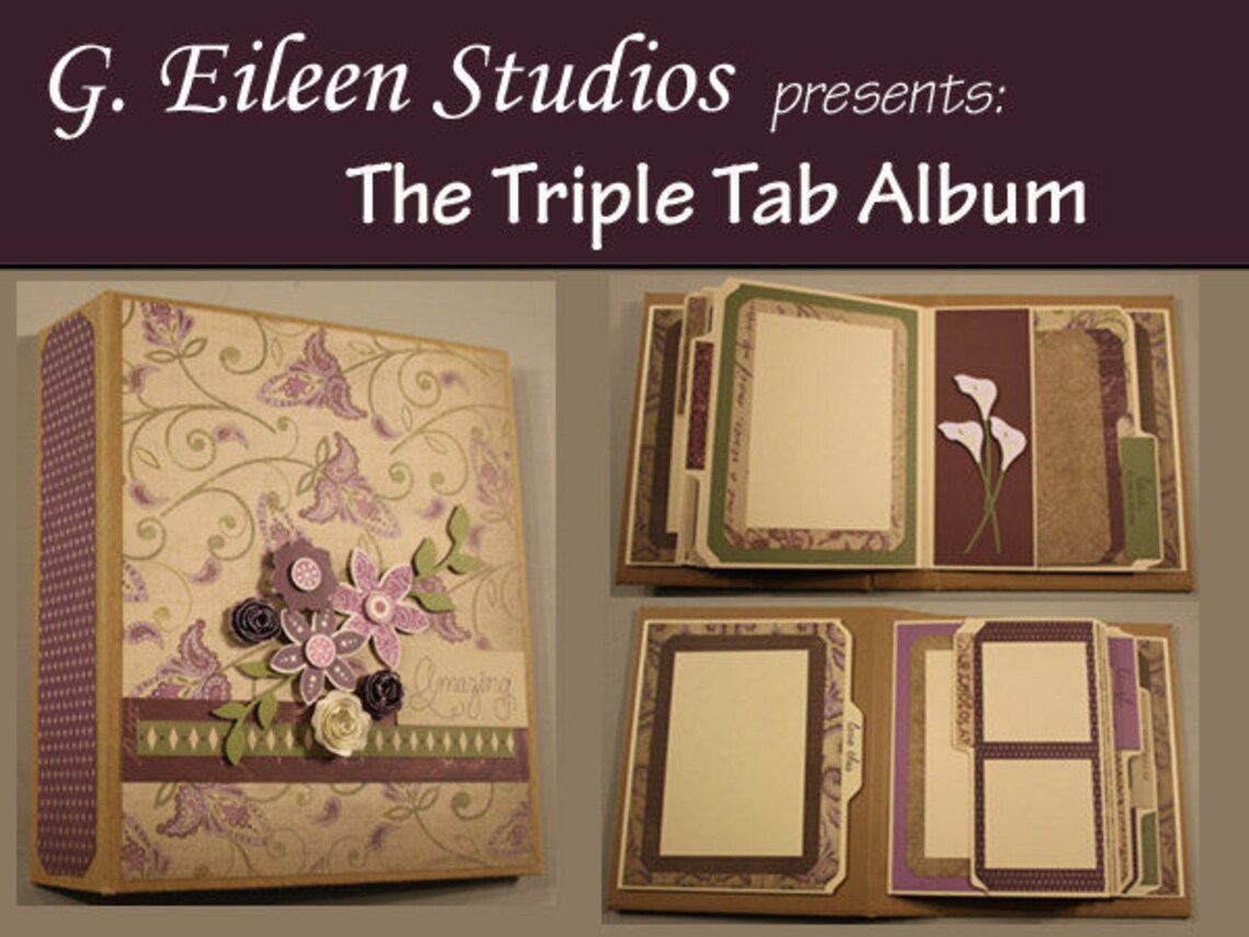 Triple Tab Album Tutorial - Etsy