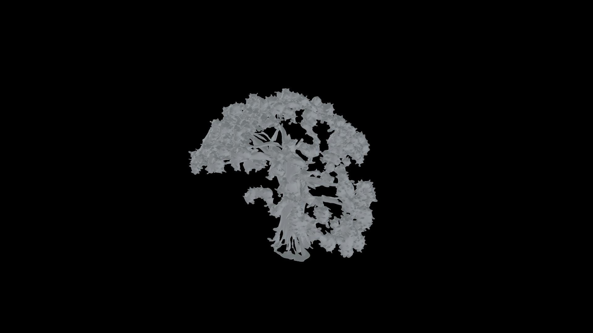 6x Jungle Forest Tree 3D Stl Printer Models for Miniature Art Making ...