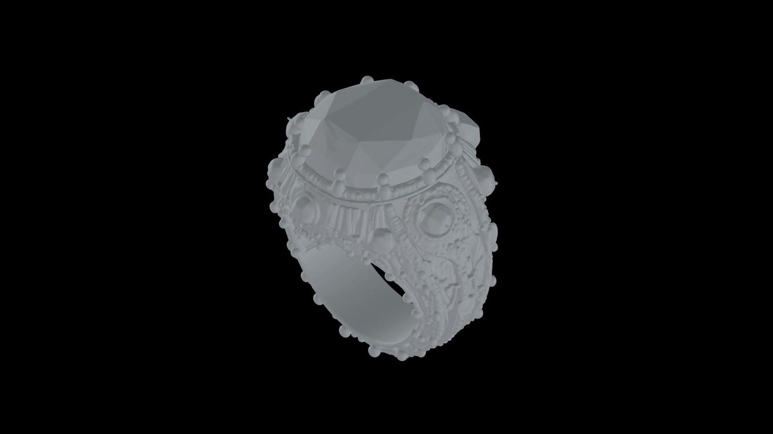 9x Emperor Ring 3d Stl Printer Files | Luxurious Set | Ancient ...