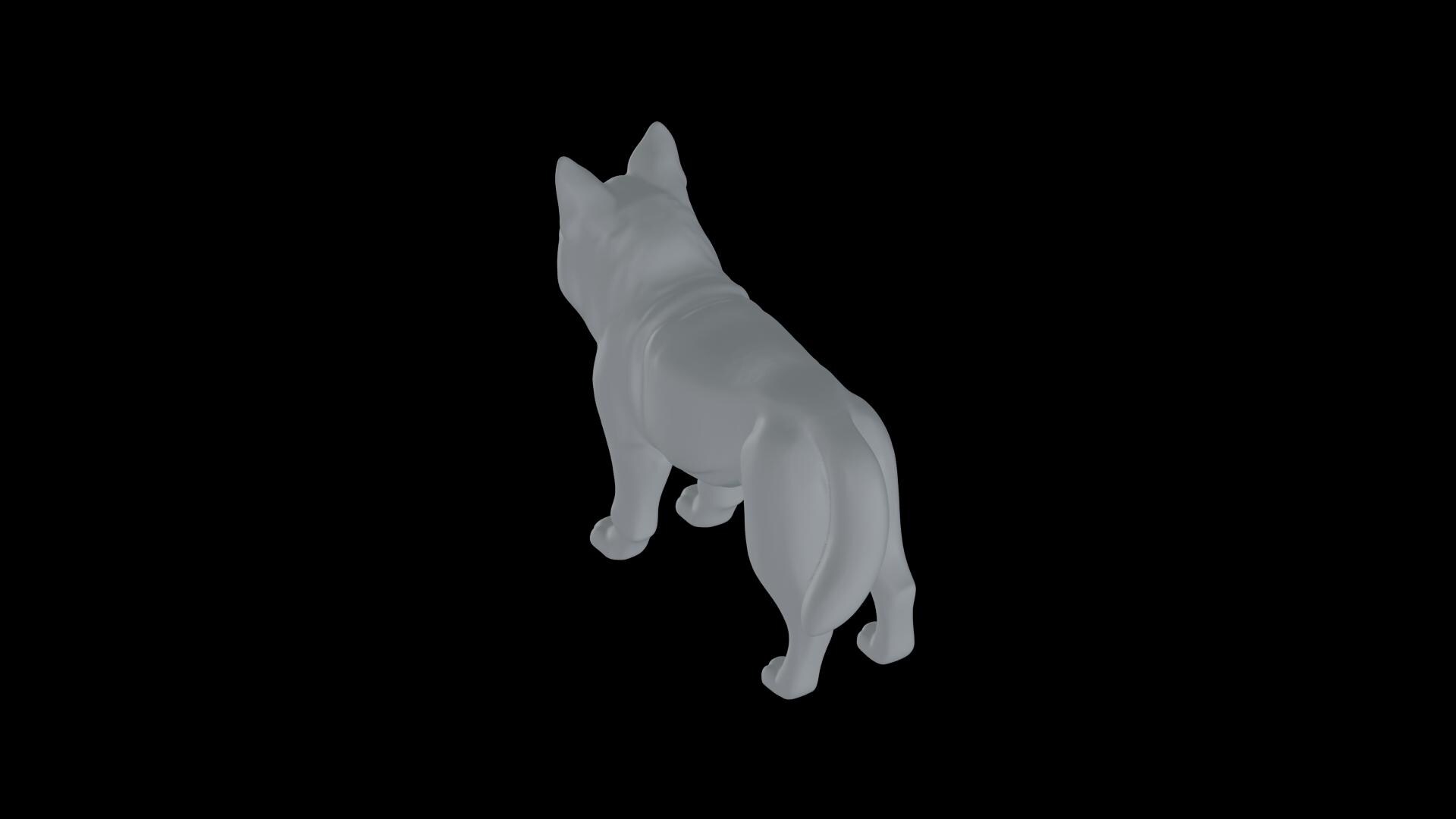 6 Realistic Dog STL Files - Downloadable Models for 3D Printing Instant ...