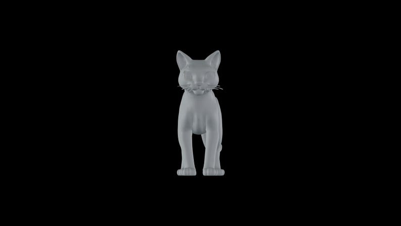 5x Realistic Cat 3D STL Printer Files | Sculptures Set | Real Style ...