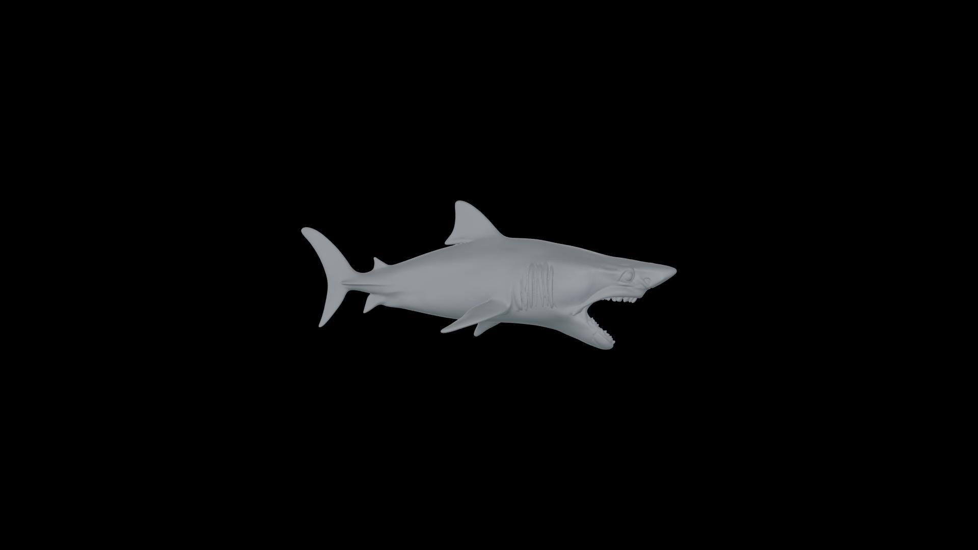 9x Sharks 3d Stl Files Miniature Style for 3d Printers Original ...