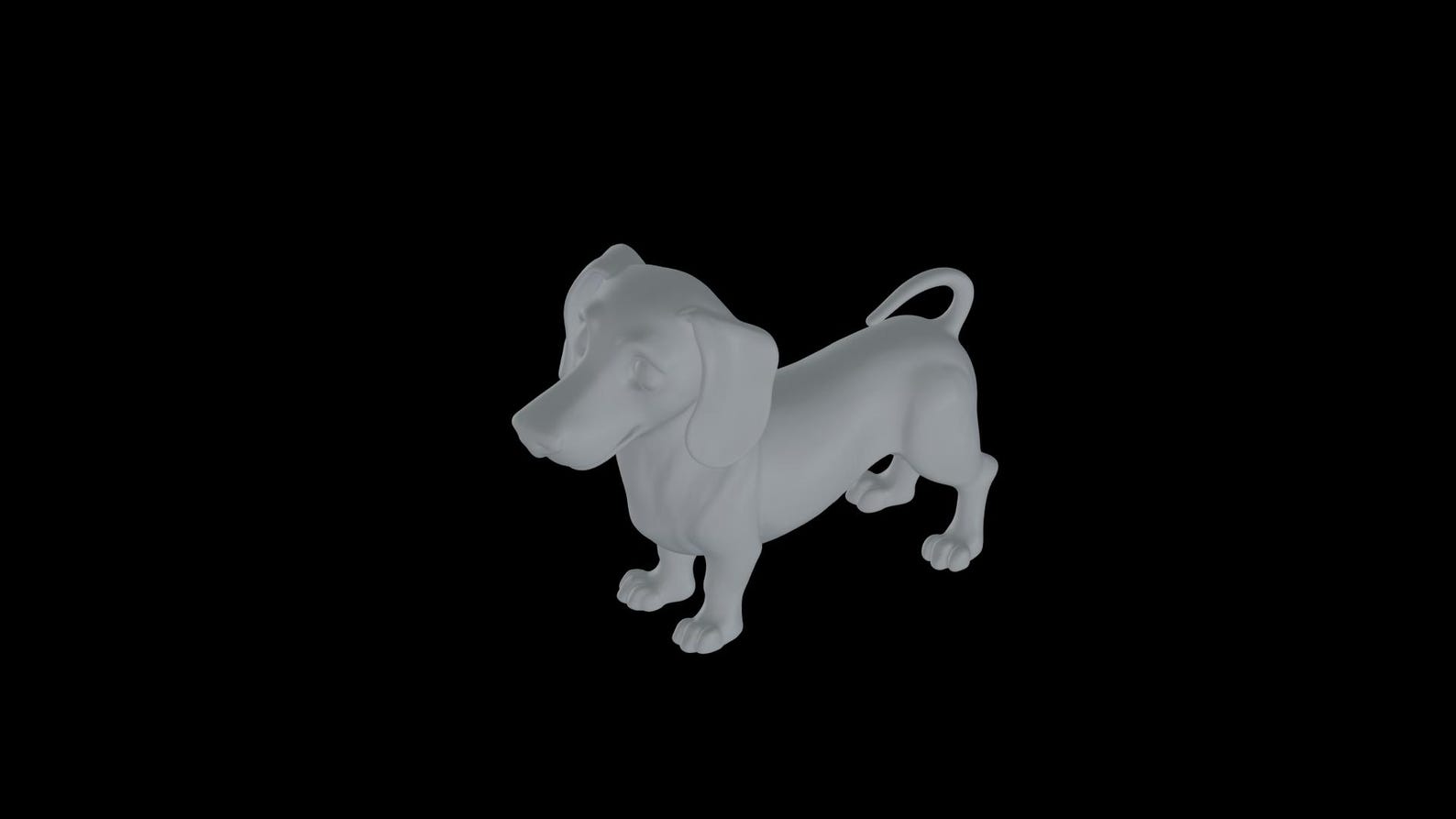 6 Realistic Dog STL Files - Downloadable Models for 3D Printing Instant ...