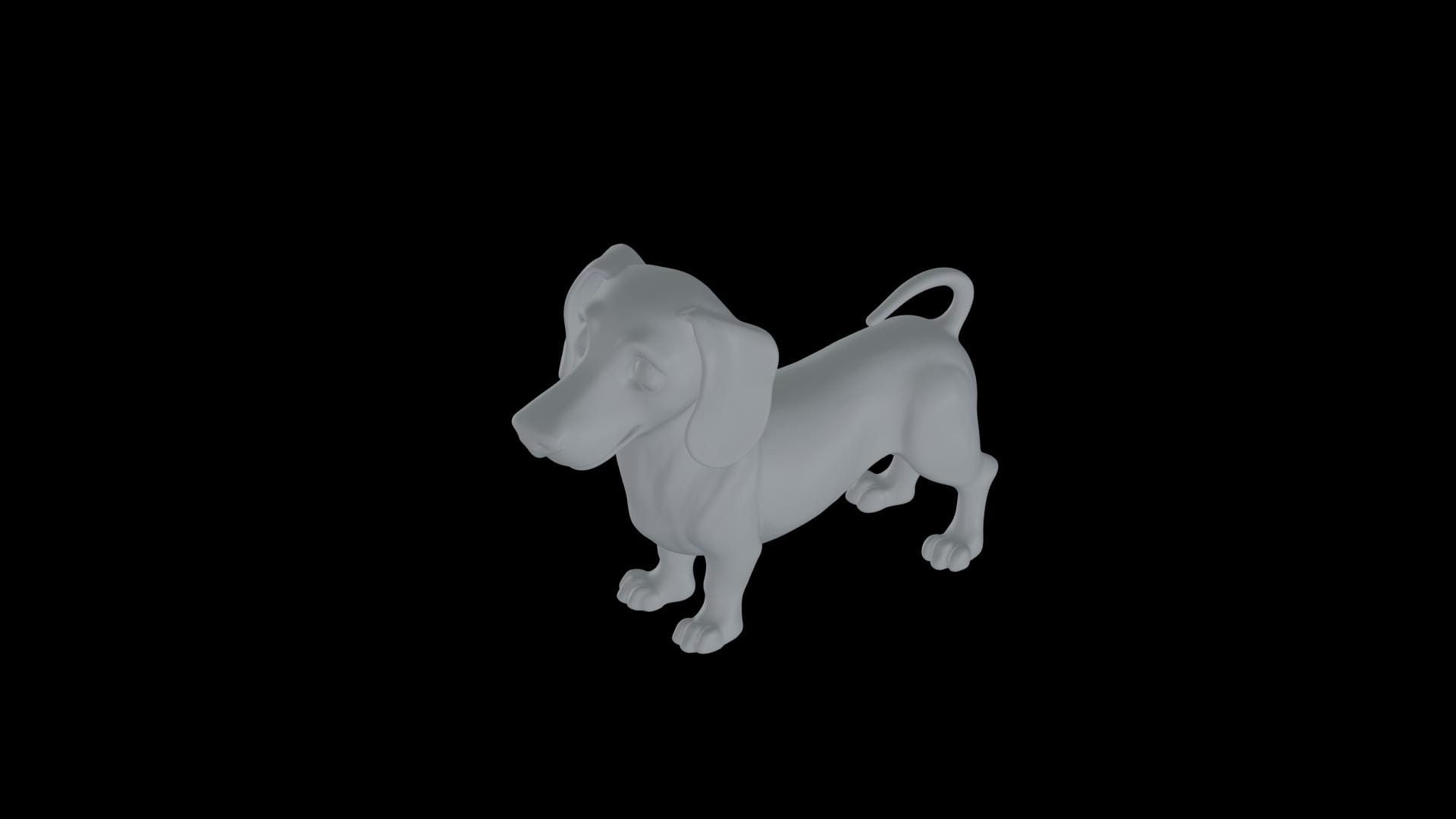 6 Realistic Dog STL Files - Downloadable Models for 3D Printing Instant ...