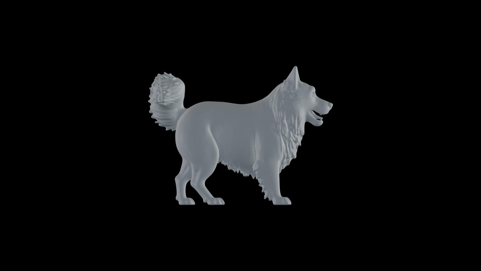6 Realistic Dog STL Files - Downloadable Models for 3D Printing Instant ...