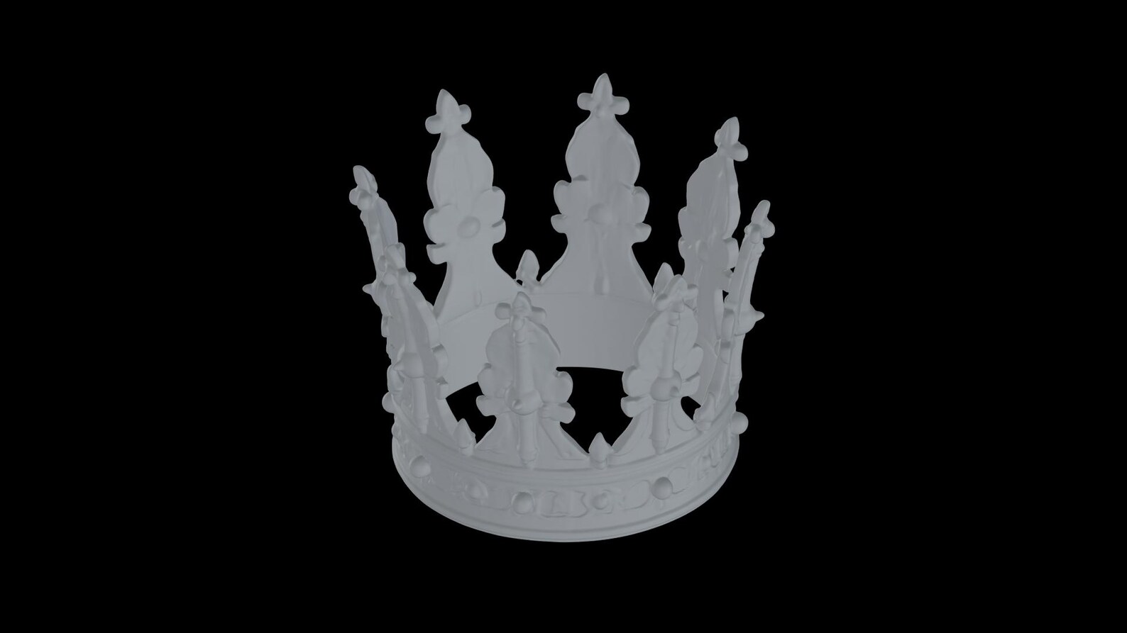 5 Medieval King Crowns 3d Stl Printer Files Collection - Instant ...