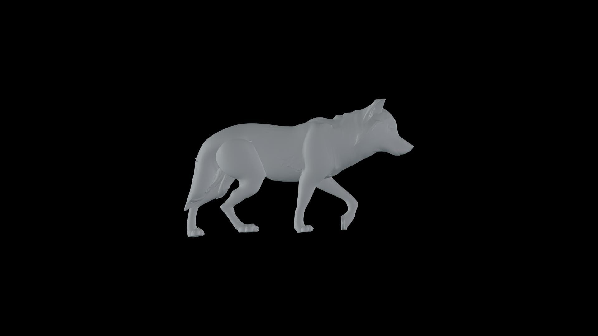 6 Wild Wolf Files for 3d Printers High Quality Nature Sculptures ...
