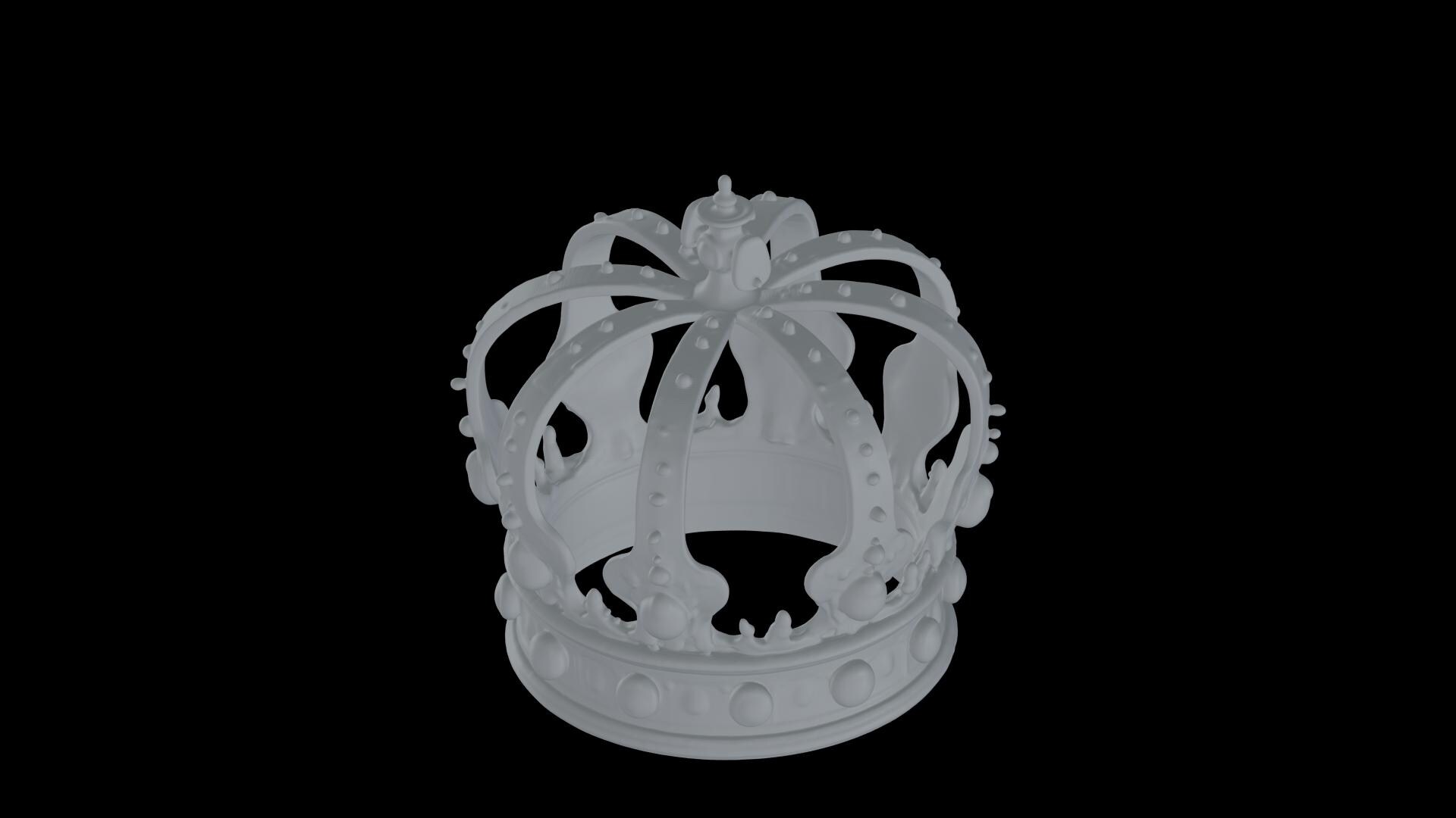 5 3d Middle Age King Crowns Realistic 3d Stl Files for 3d Printer ...
